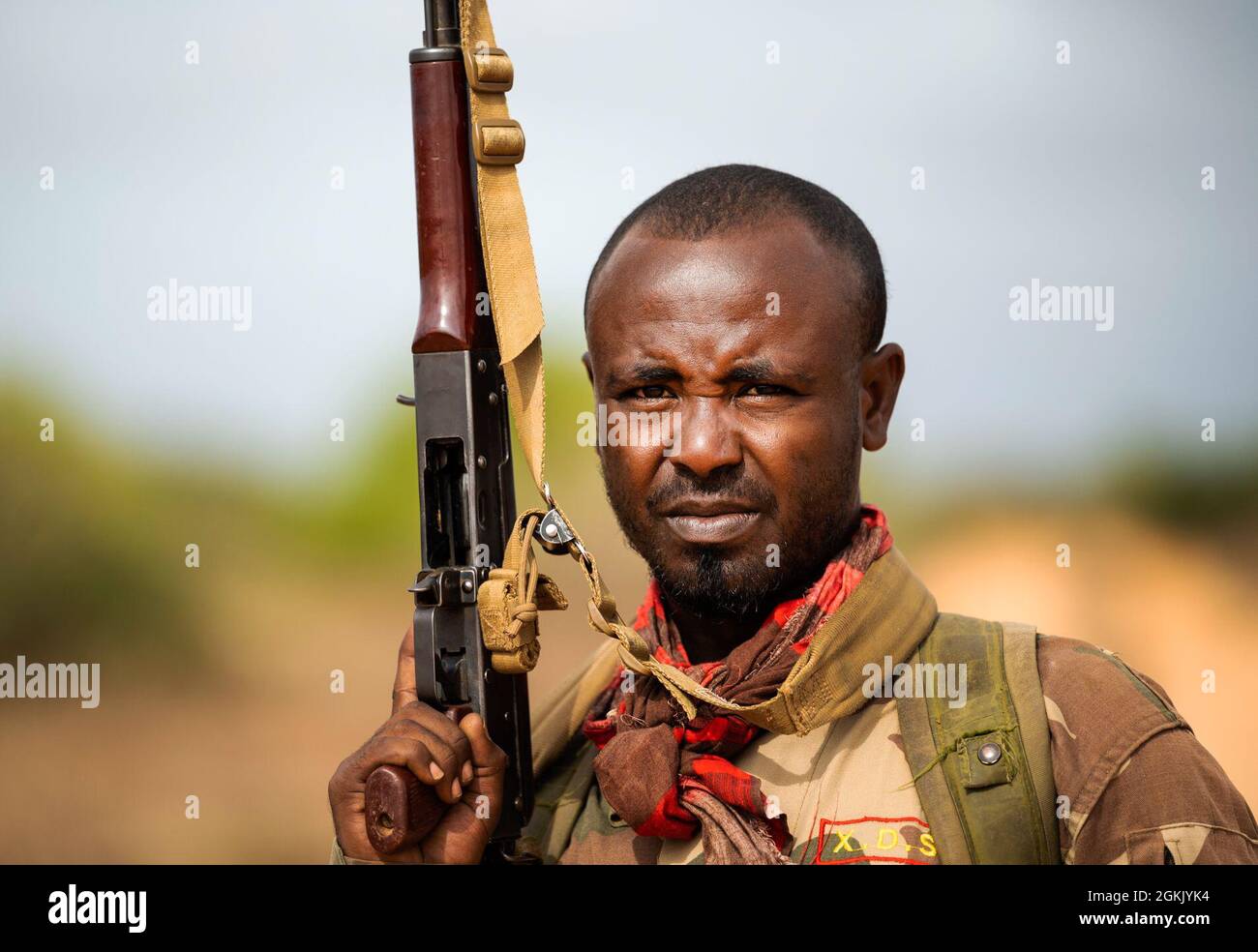 U.S. forces host a range day with the Danab Brigade in Somalia, May 9 ...
