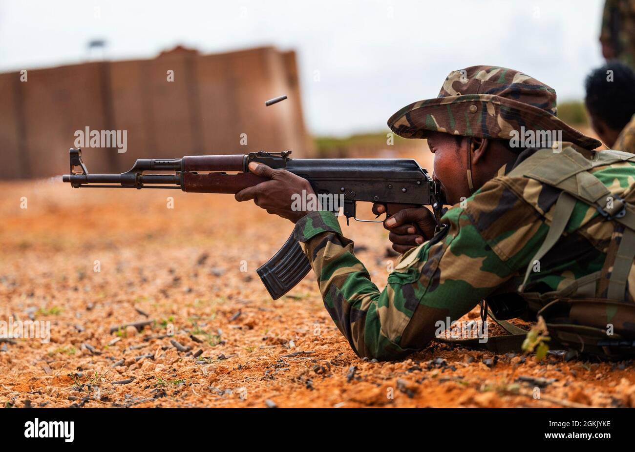 U.S. forces host a range day with the Danab Brigade in Somalia, May 9 ...