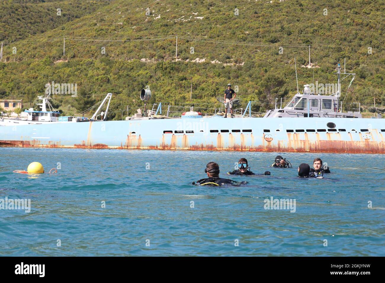 U.S. Army Staff Sgt. Orlando Alegria, first class diving supervisor ...