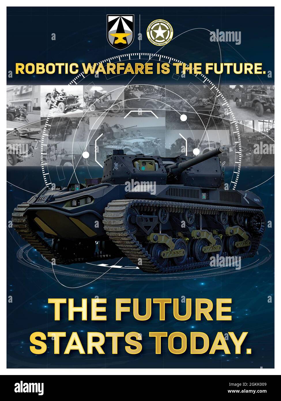 Poster highlighting concepts of Manned-Unmanned Teaming, using Robotic ...