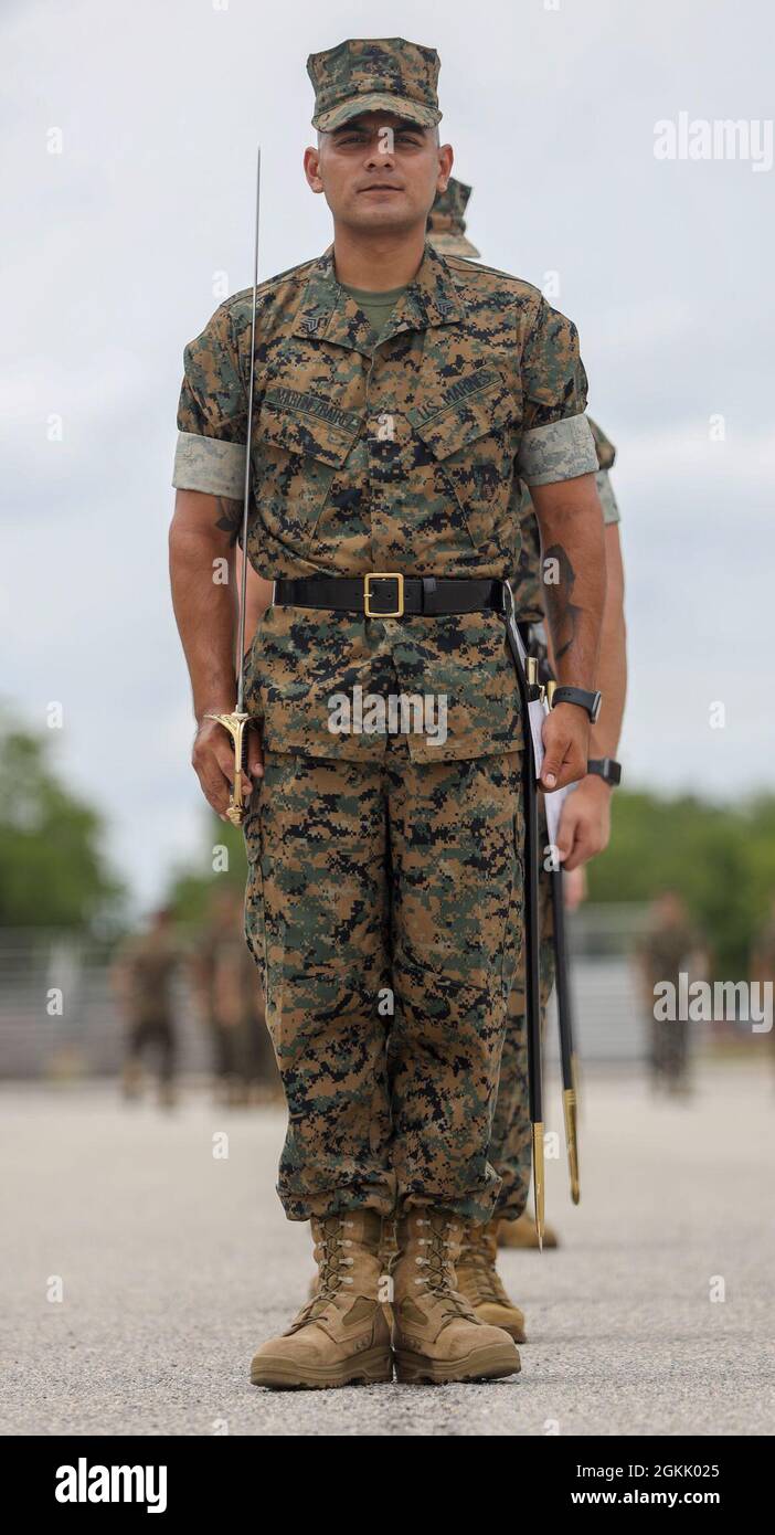 Students with Drill Instructor School, Recruit Training Regiment ...
