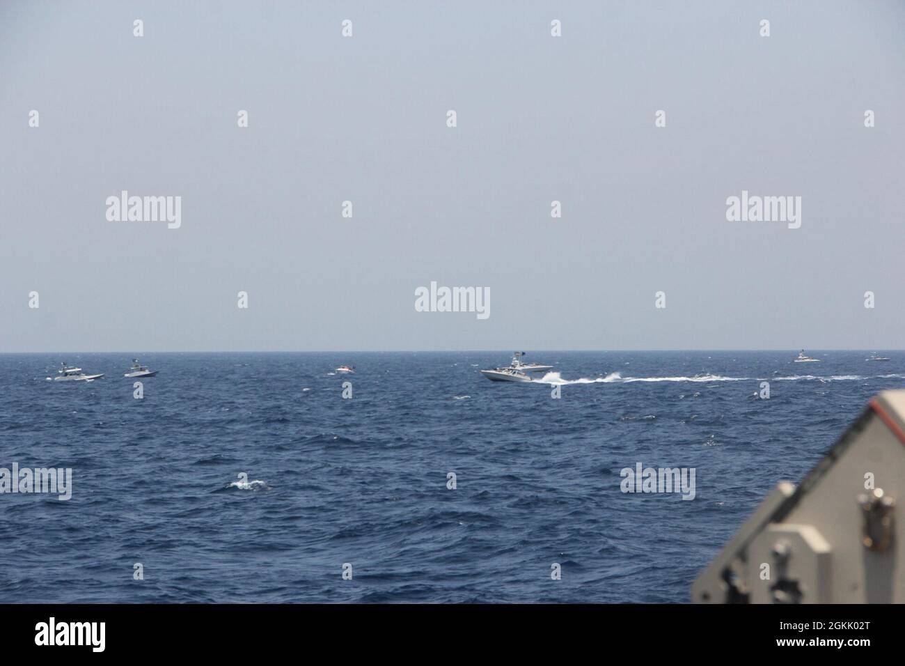 210510-N-N0146-1006 STRAIT OF HORMUZ (May 10, 2021) Two Iranian Islamic ...