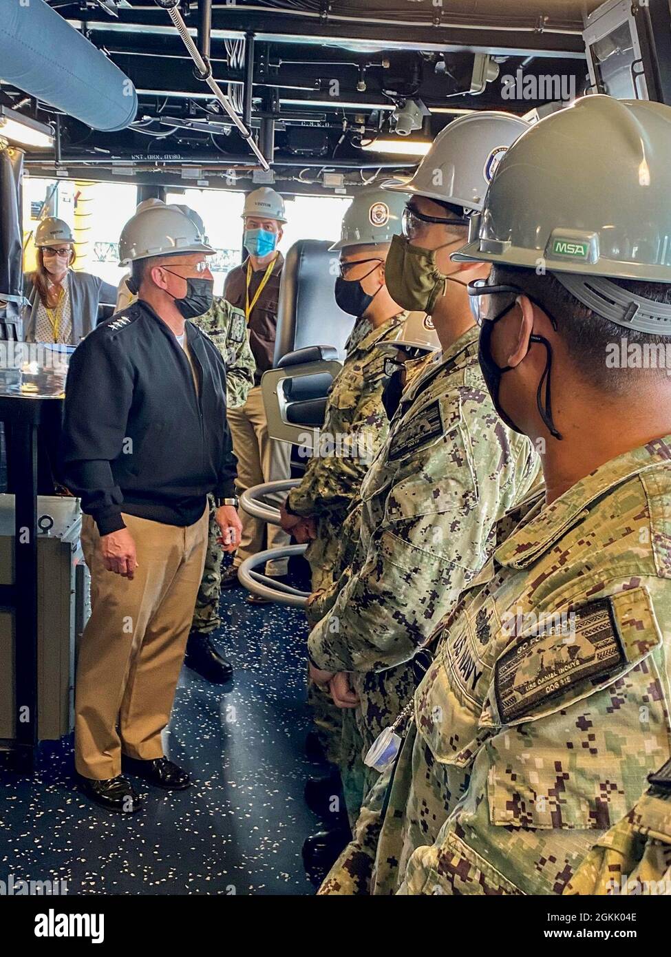 210510-N-HT307-1011 BATH, Maine (May. 10, 2021) - Chief of Naval Operations (CNO) Adm. Mike ...