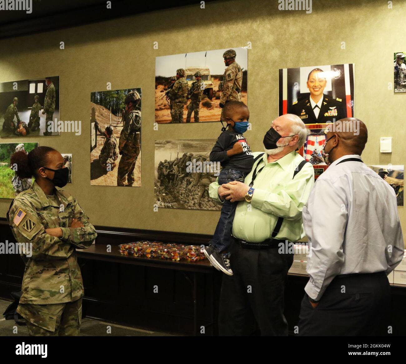 First Army team members socialize with friends and family at the ...