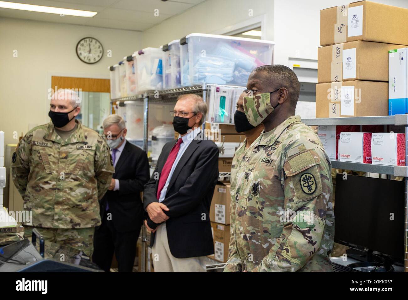 The U.S. Army Surgeon General, Lieutenant General R. Scott Dingle, took ...