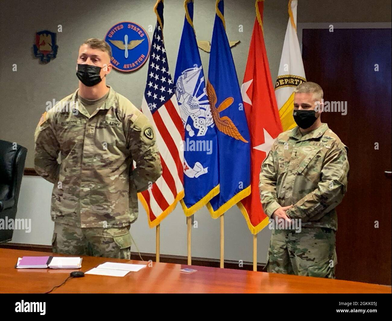 2nd Lt. Jacob Ellington, a flight school student with the 1st Battalion ...
