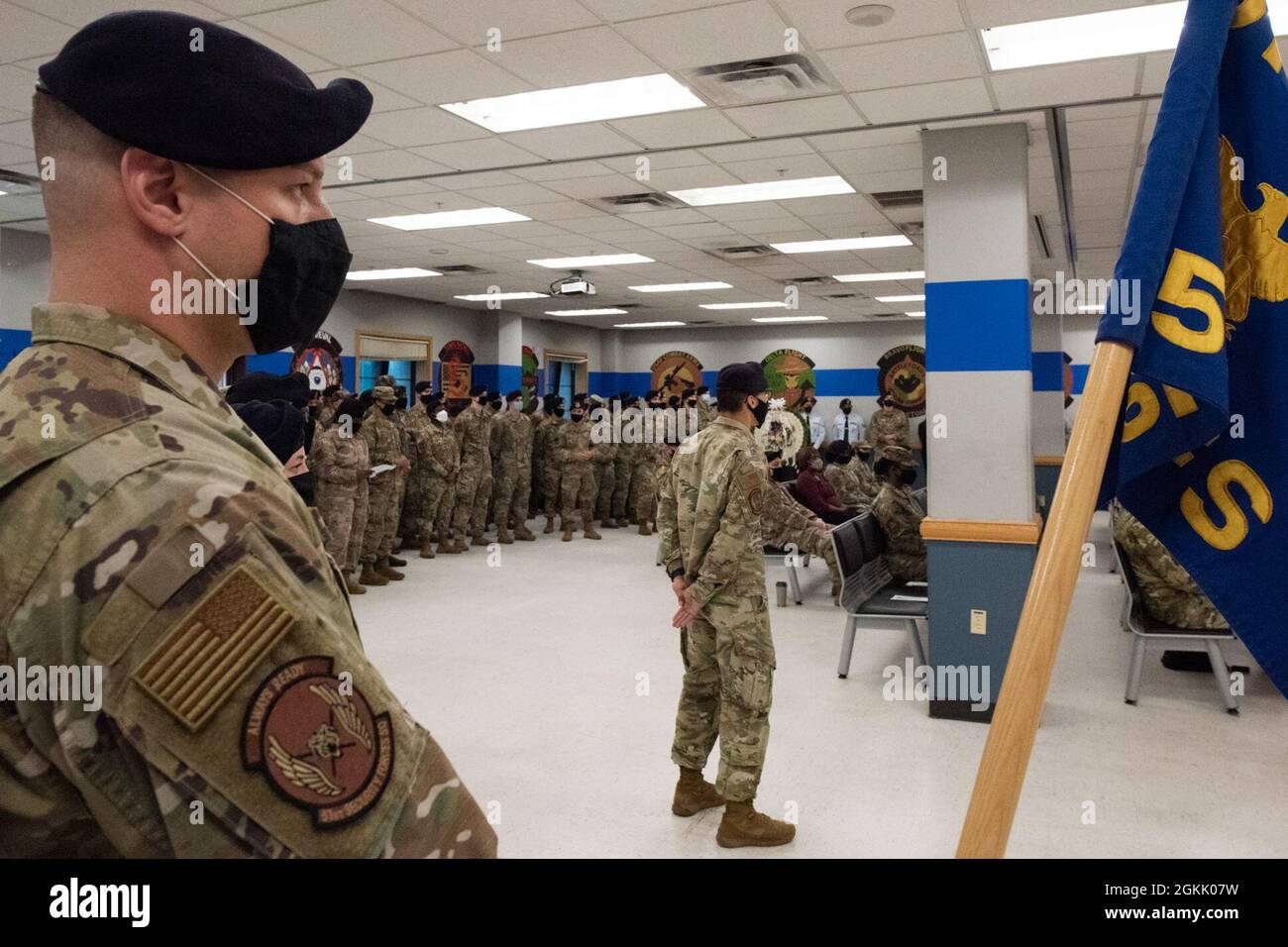 Members of the 51st Security Forces Squadron attend the Police Week ...
