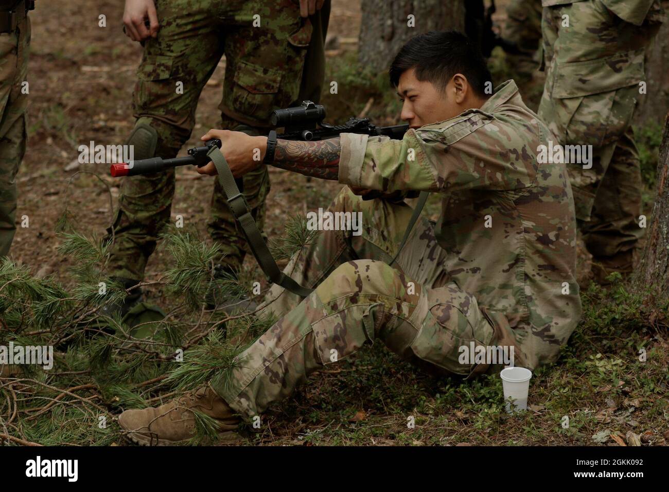 TAPA CENTRAL TRAINING AREA, Estonia – 1st Lt. Kevin Kwon, executive ...