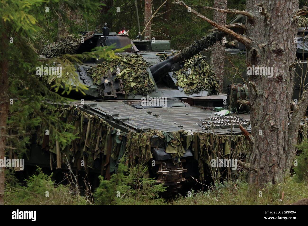 TAPA CENTRAL TRAINING AREA, Estonia – Estonian CV90 Infantry fighting ...