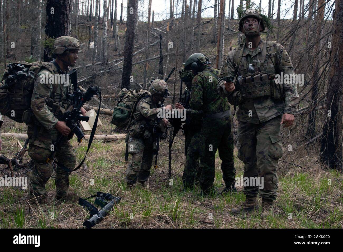 First platoon of Alpha Troop 5th Squadron 73rd Cavalry Regiment ...