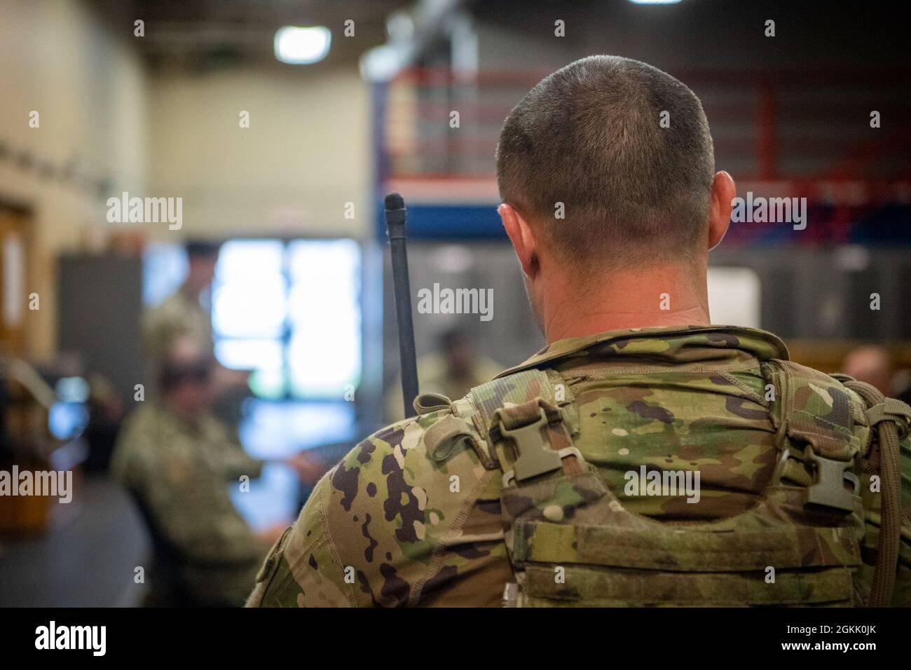 A student in the 820th Base Defense Group’s Tactical Leader Course ...