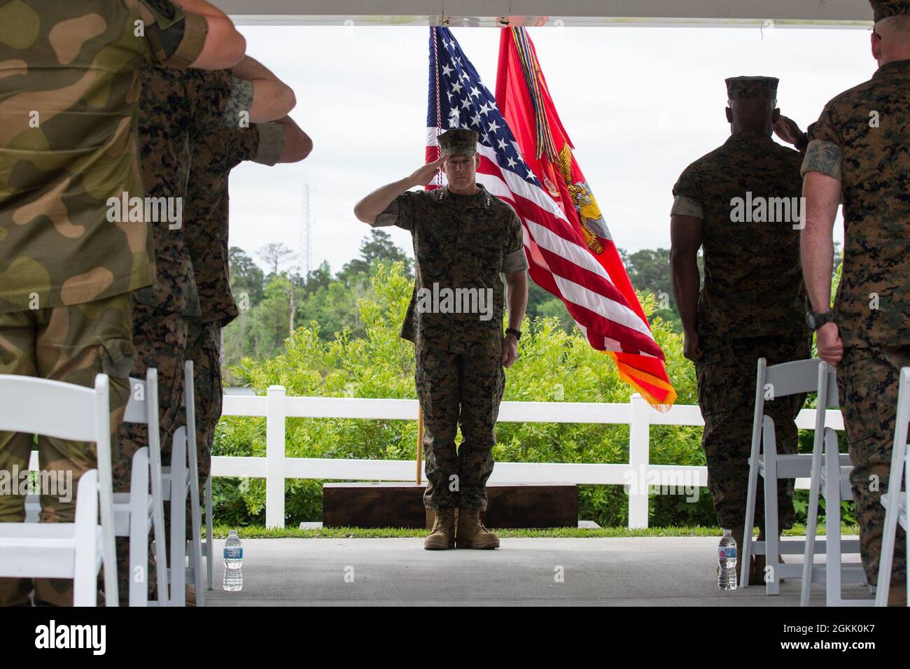 U.S. Marine Corps Lt. Gen. Brian D. Beaudreault, the commanding general ...