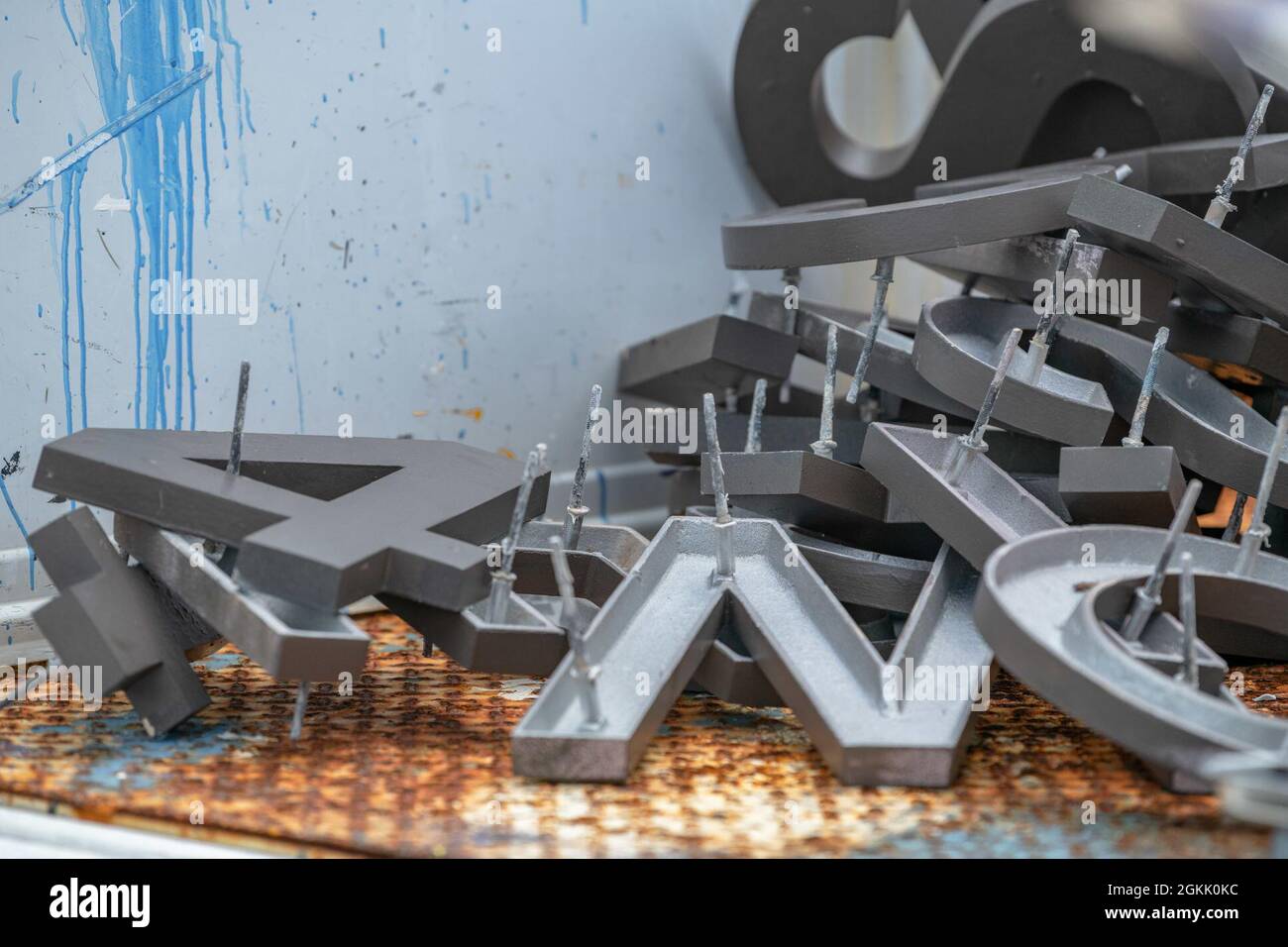 The Space Launch Delta 45 signage replaces the 45th Space Wing signage ...