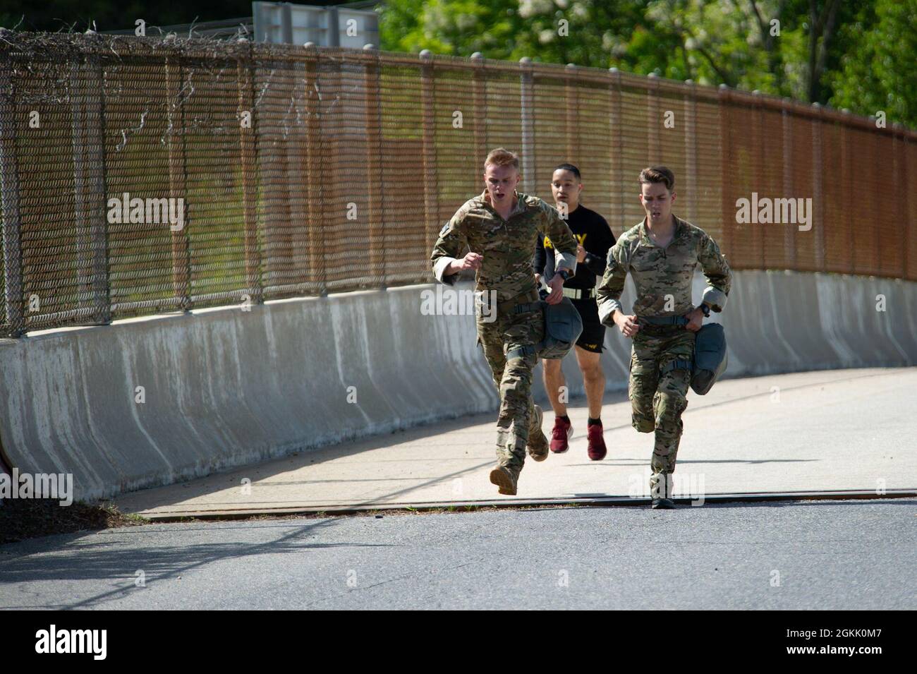 U.S. Army Spc. Landon Carter and Spc. Mitchell Gibbs, assigned to ...
