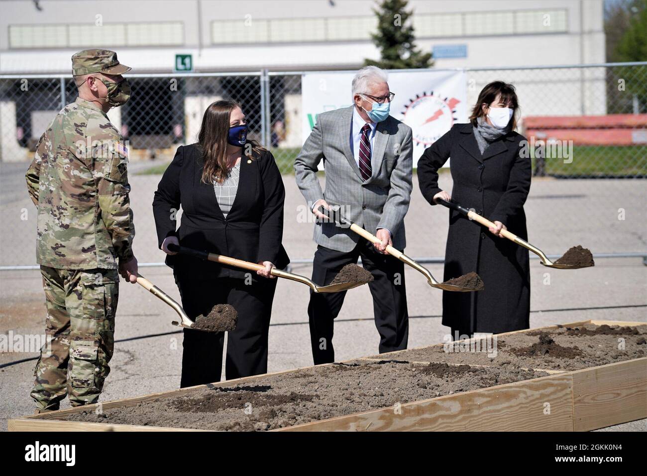 Michigan State Representative Lori Stone (center, left), and Michigan ...