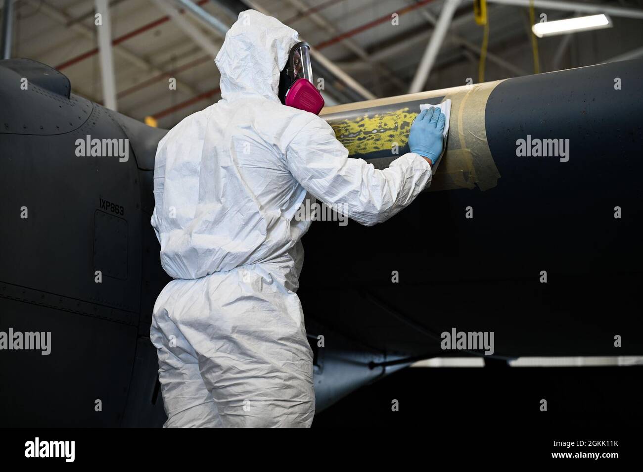 U.S. Air Force Tech Sgt. Clinton Vaughn, an aircraft structural ...