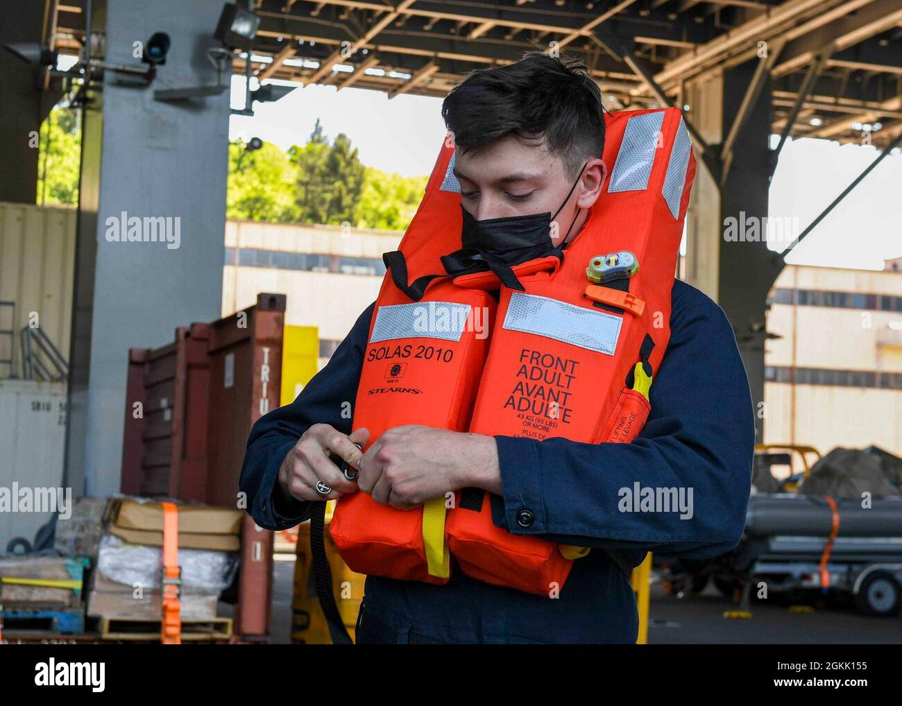 RIJEKA, Croatia (May 10, 2021) Boatswain’s Mate 3rd Class Isacc Isbell ...