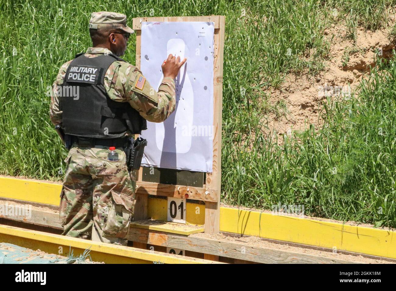 Staff Sgt. Kenneth Smith, a military police officer with the 29th ...