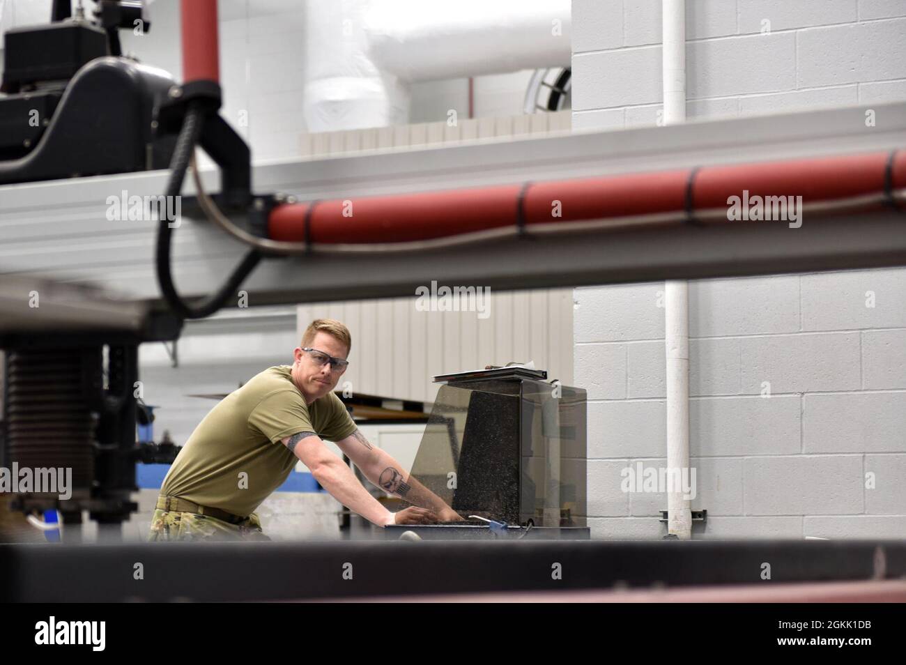 Master Sgt. Michael Howard, aircraft metals technician of the 911th ...