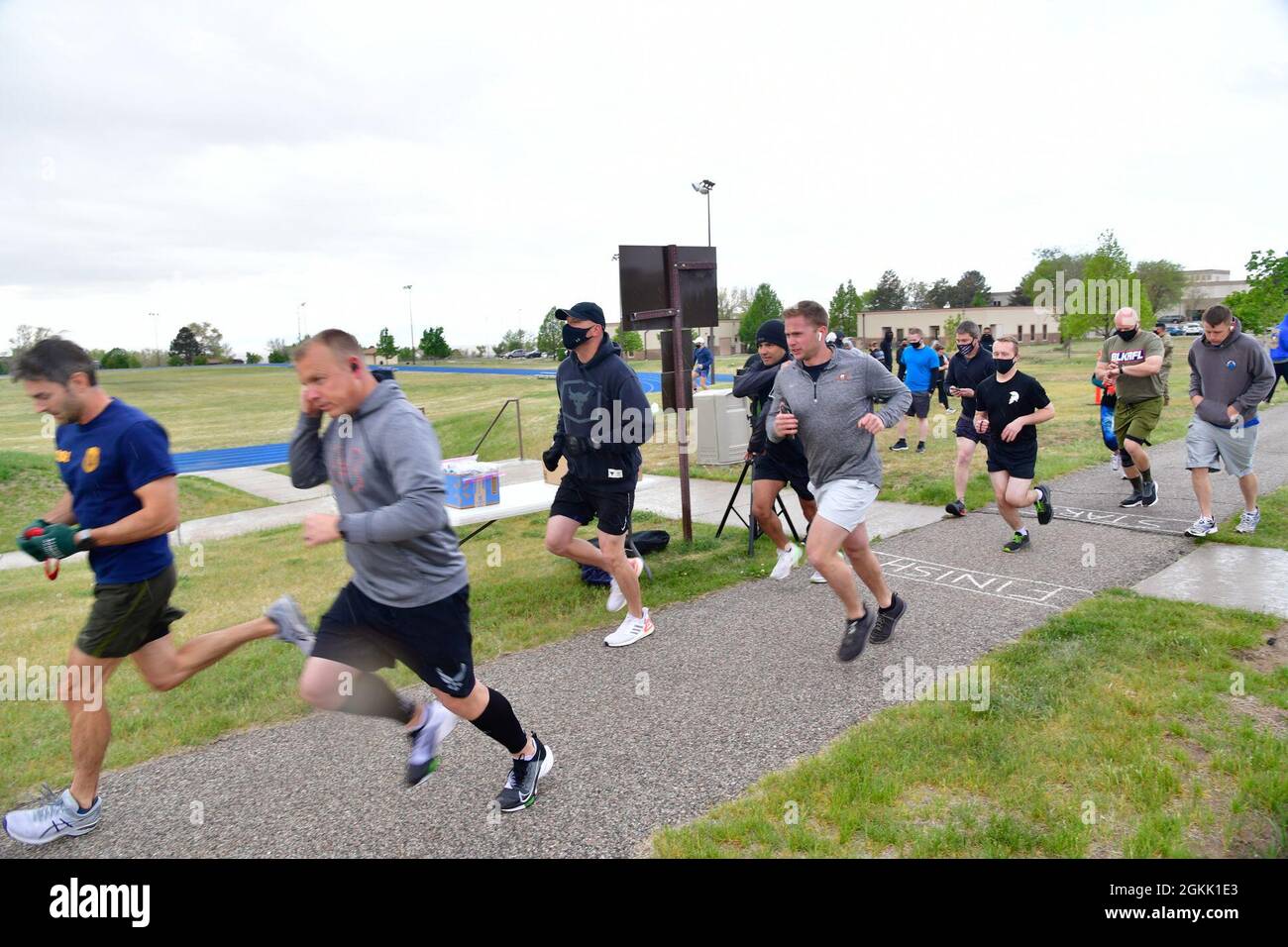 Participants start the beginning of the National Police Week with a fun ...