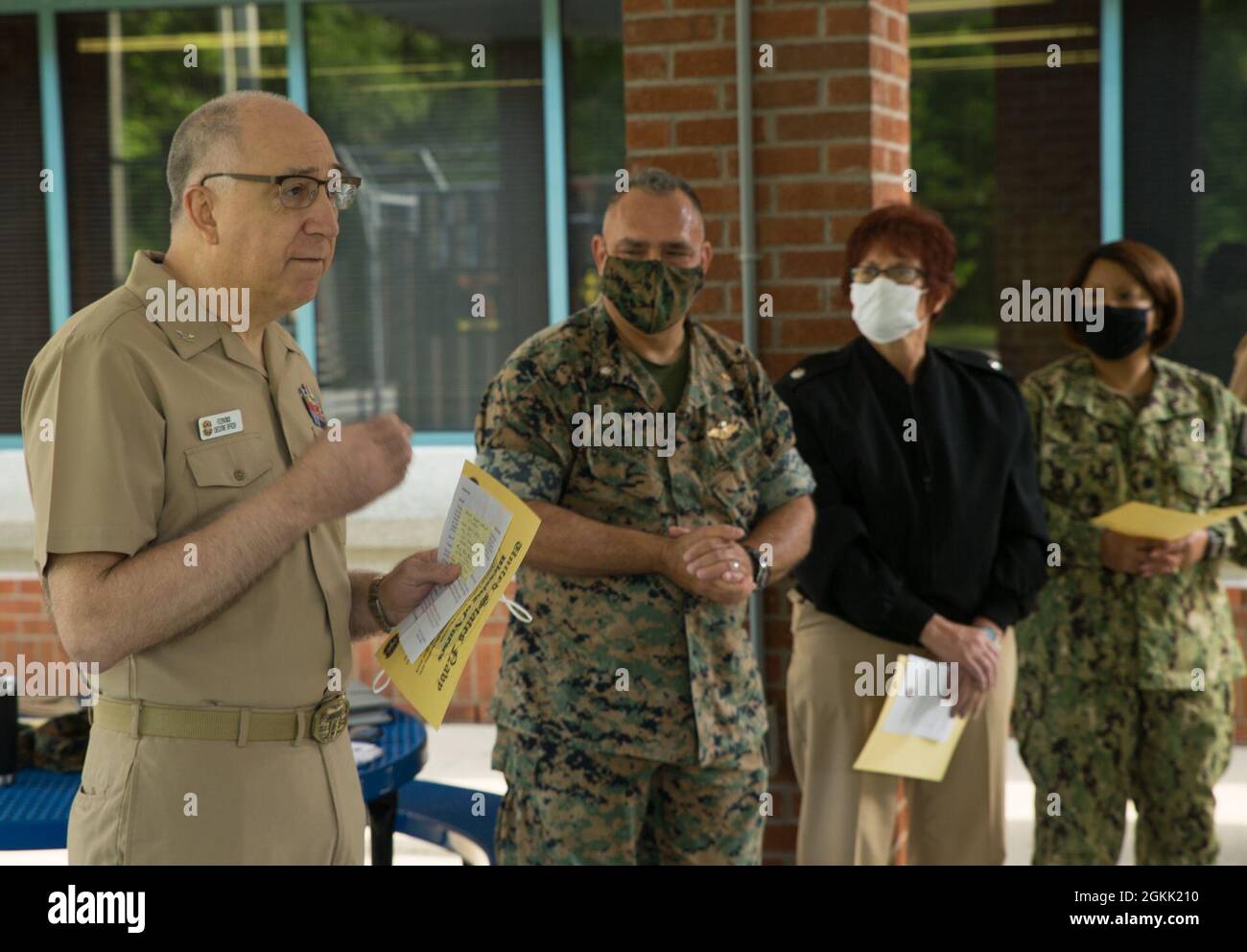 U.S. Navy Capt. Patrick Fitzpatrick, the Naval Health Clinic Cherry ...