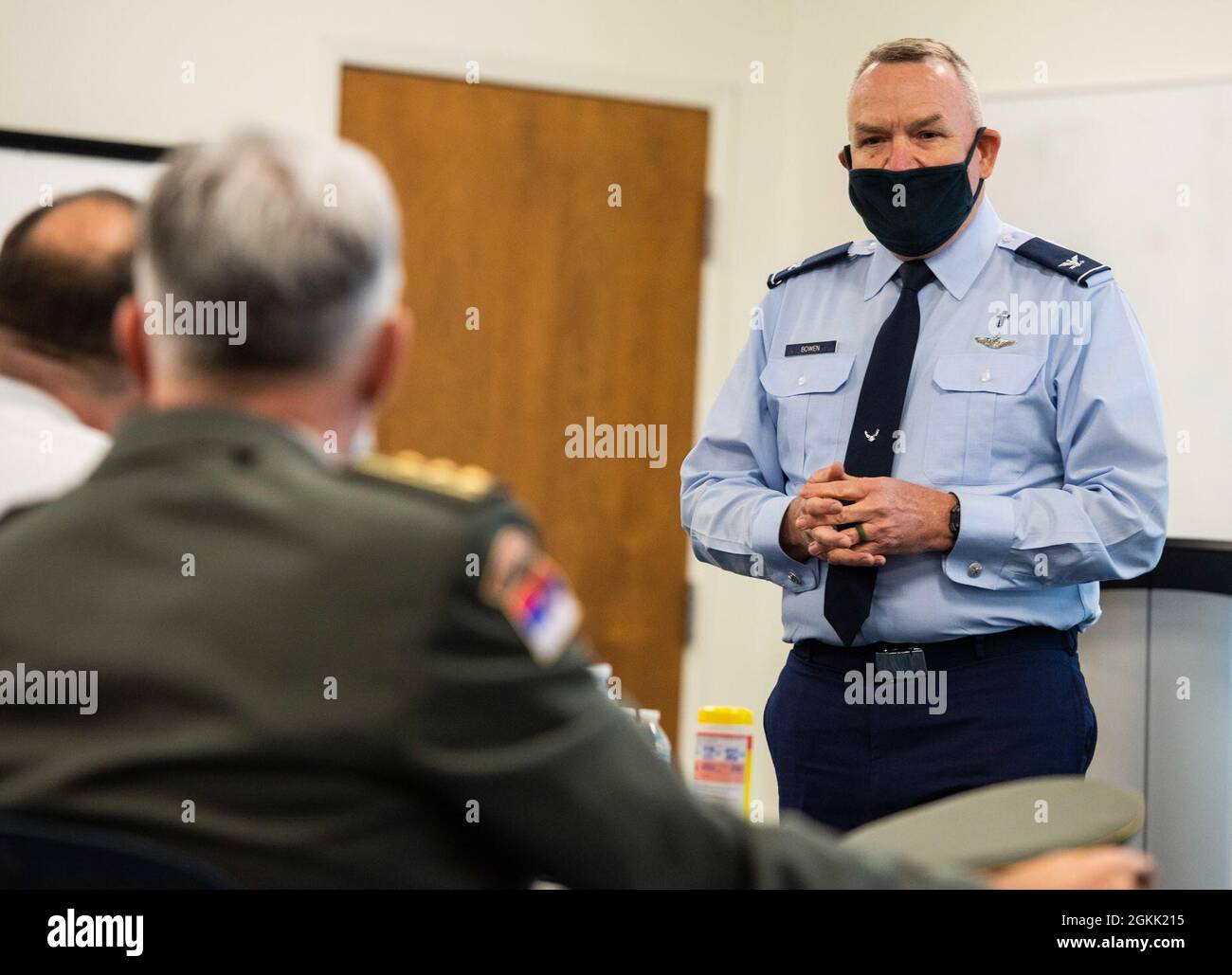 U.S. Air Force Col. Kim Bowen, wing chaplain for the 88th Air Base Wing ...