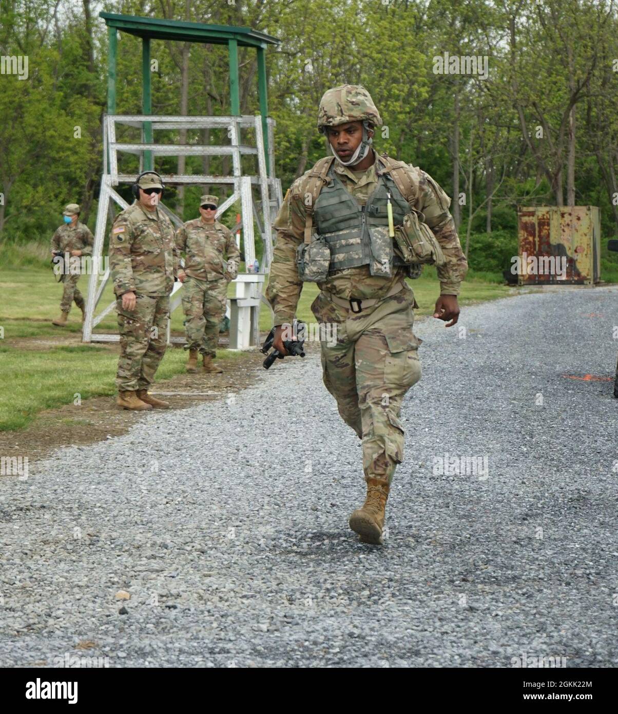 Spc. Alonzo J. Thompkins, a Soldier with the District of Columbia ...