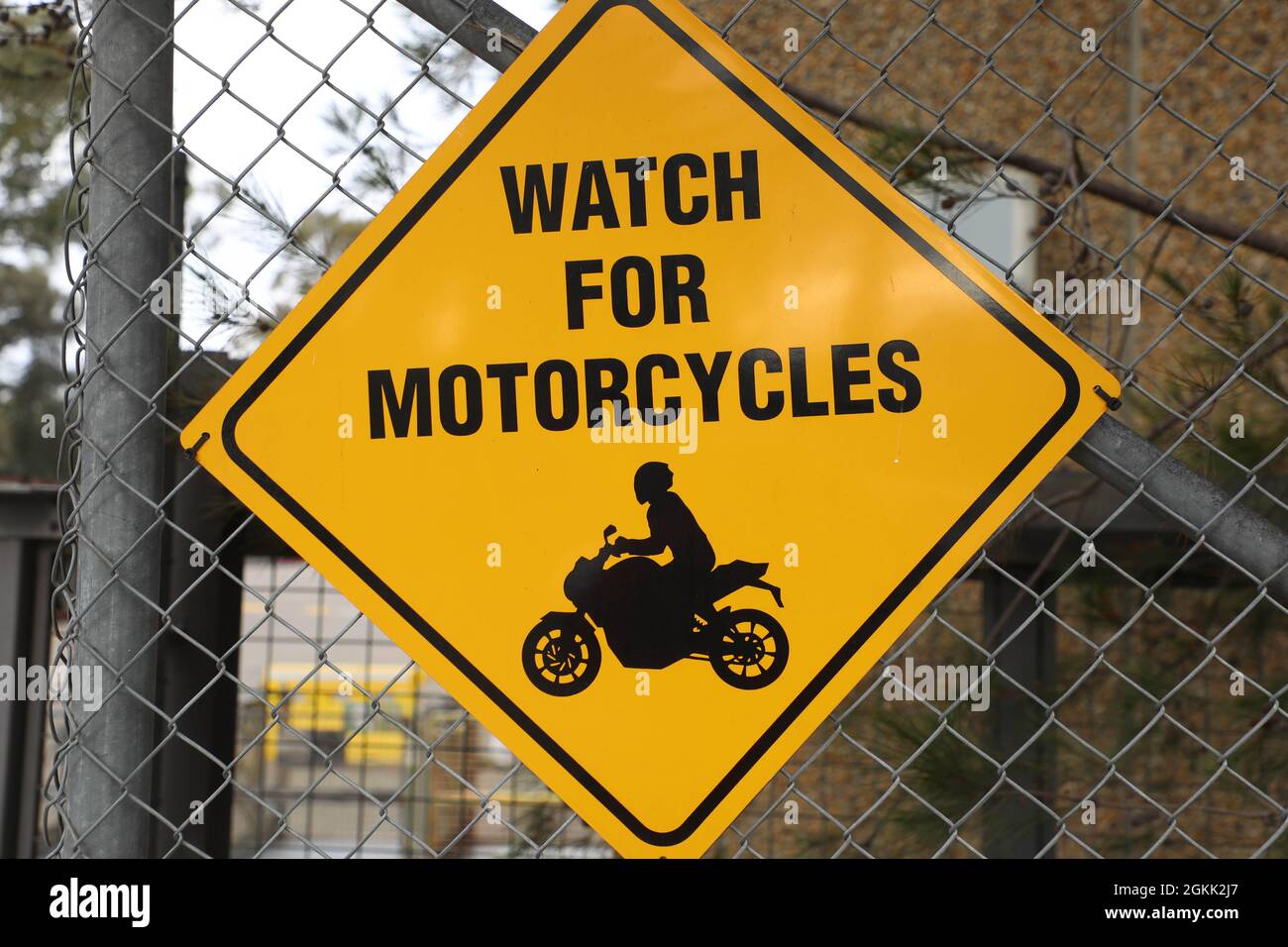 Watch for motorcycles sign hi-res stock photography and images - Alamy