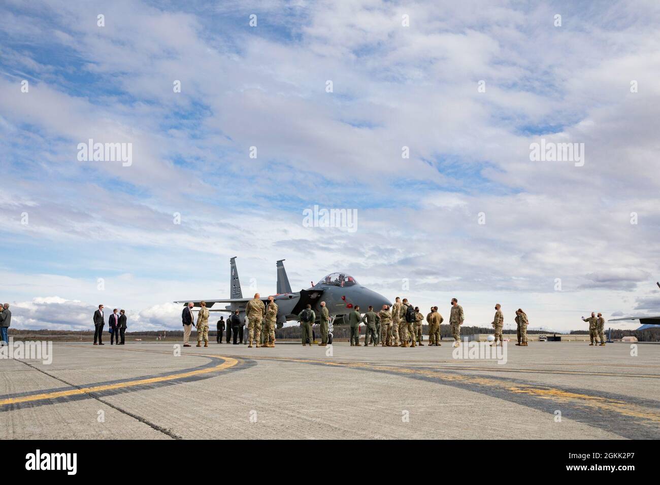Distinguished visitors, including high-ranking members of the U.S ...
