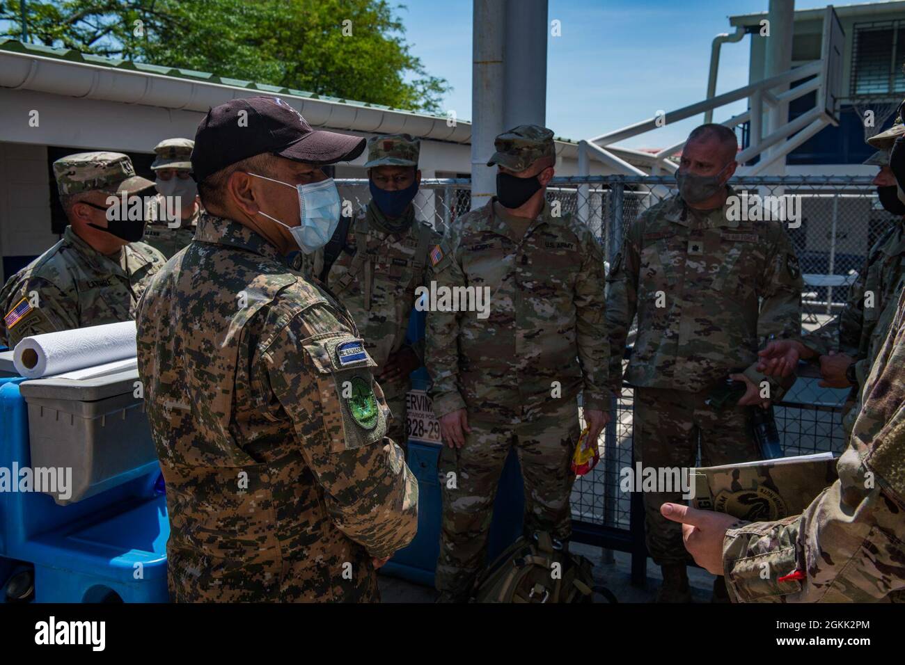 Leaders with Joint Task Force-Bravo, Soto Cano Air Base, Honduras ...