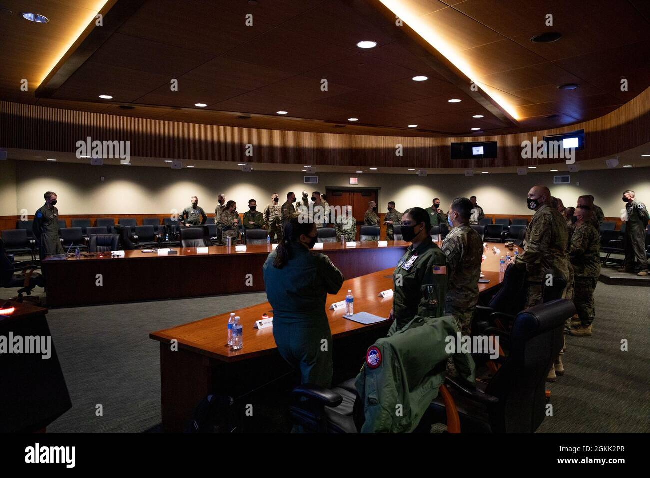 Leadership representing the different U.S. Armed Services prepare for a ...