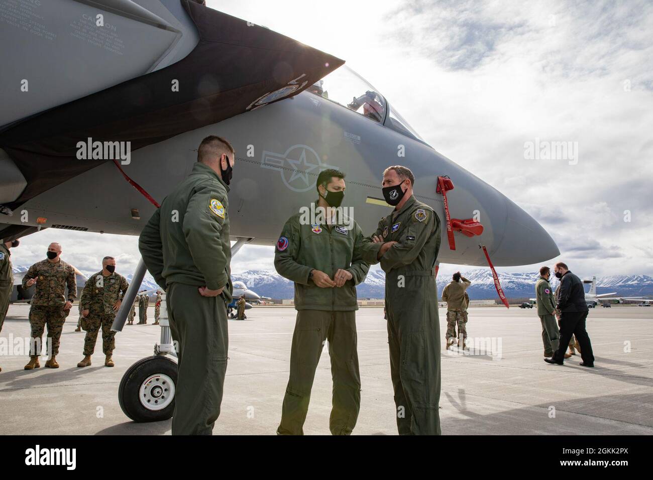 Distinguished visitors, including high-ranking members of the U.S ...
