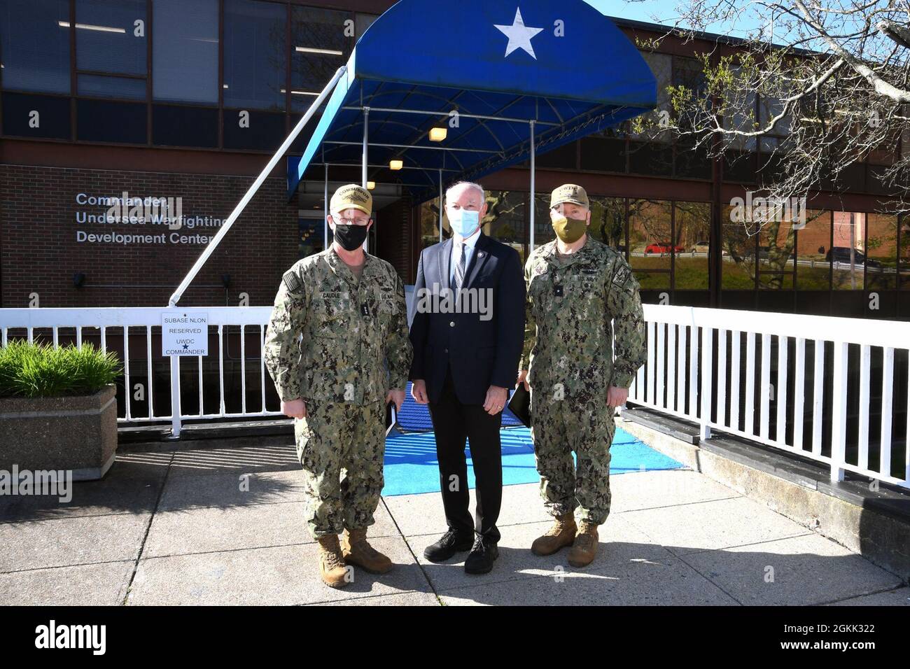 210511-N-GR655-014 GROTON, Conn. (May 11, 2021) Vice Adm. Daryl Caudle ...
