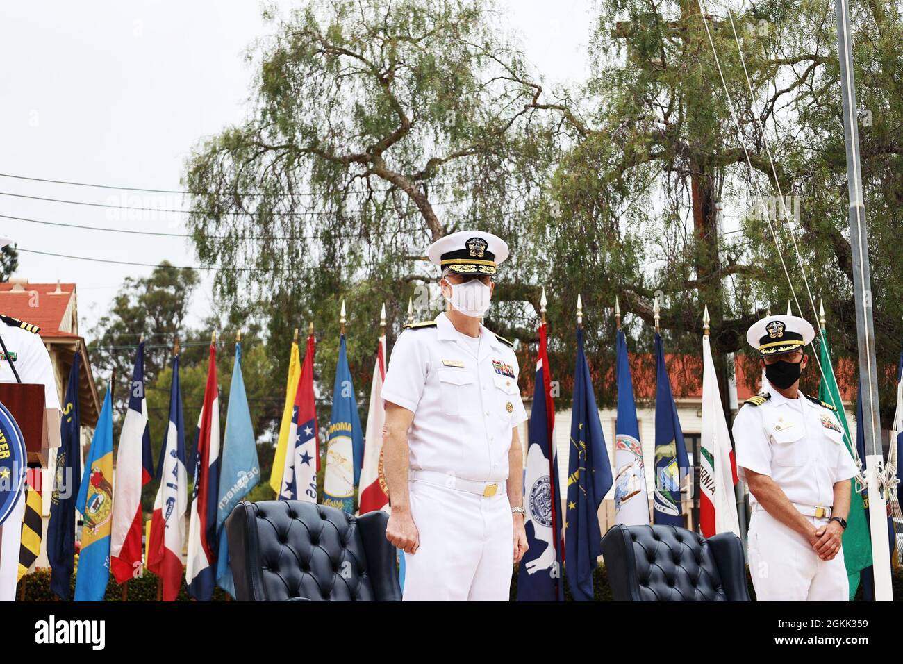 Naval Medical Forces Pacific Commander Rear Adm. Tim Weber presides ...