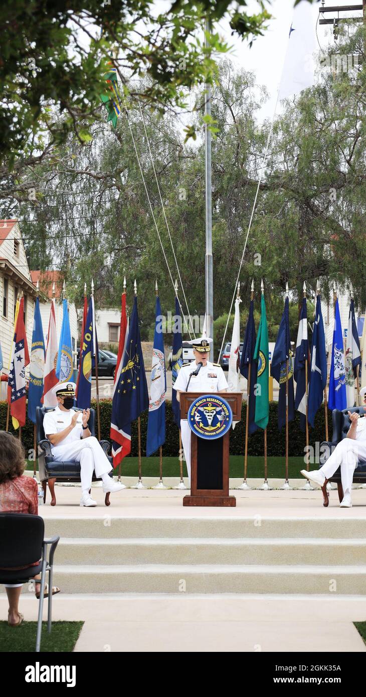 Naval Medical Forces Pacific Commander Rear Adm. Tim Weber presides ...