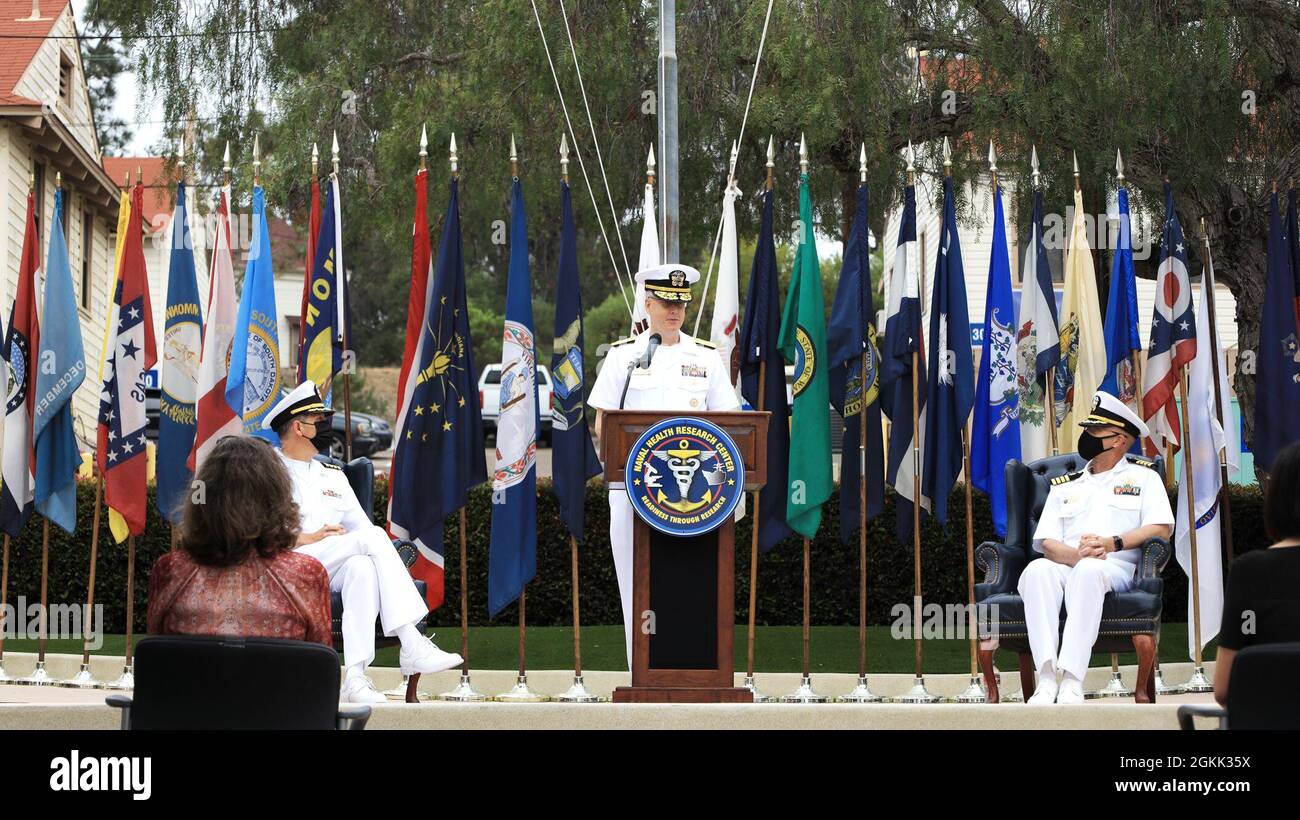 Naval Medical Forces Pacific Commander Rear Adm. Tim Weber presides ...