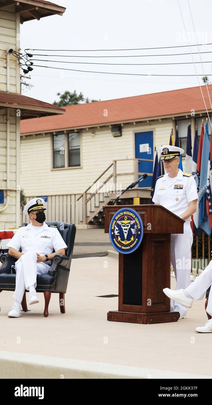 Naval Medical Forces Pacific Commander Rear Adm. Tim Weber presides ...