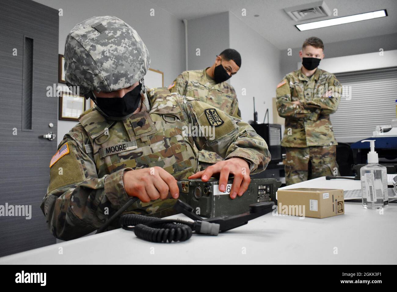 Spc. Jorden Moore, assigned to the 311th Military Intelligence ...