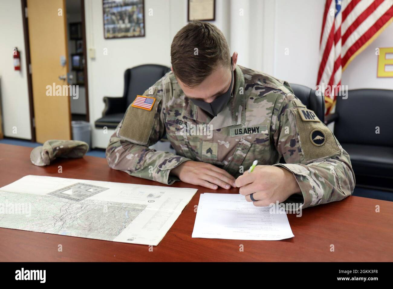 Sgt. Nicholas Scelsi, assigned to the 247th Military Police Detachment ...