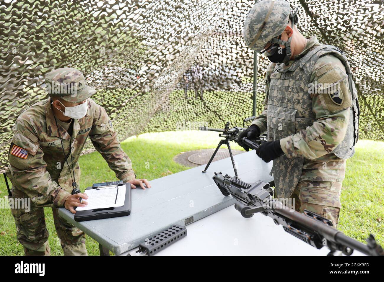 Sgt. Andrew Han, assigned to the 38th Air Defense Artillery Brigade ...