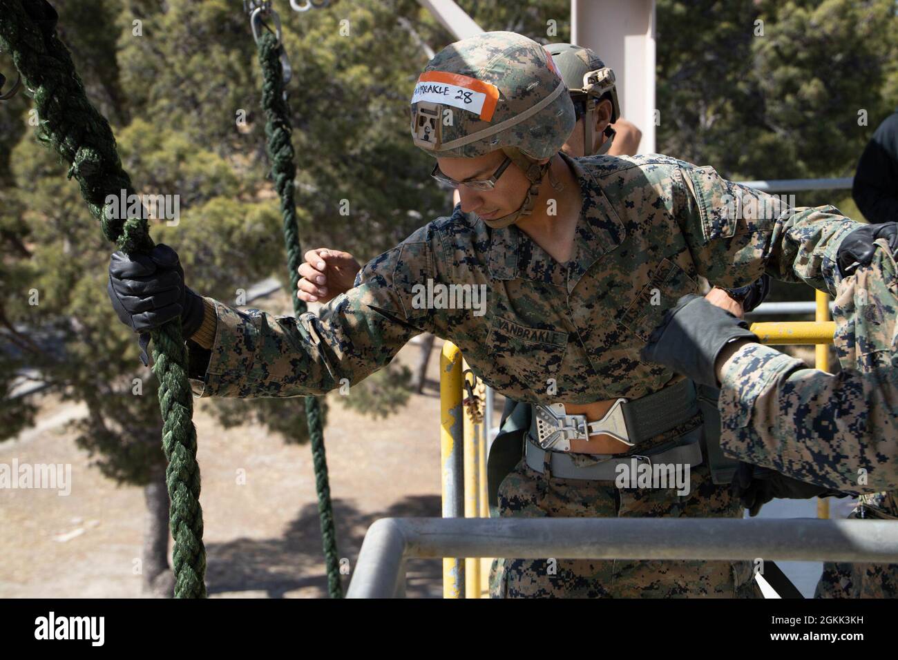 U.S. Marine Corps Cpl. Christophe Vanbrackle, a rifleman with 1st ...