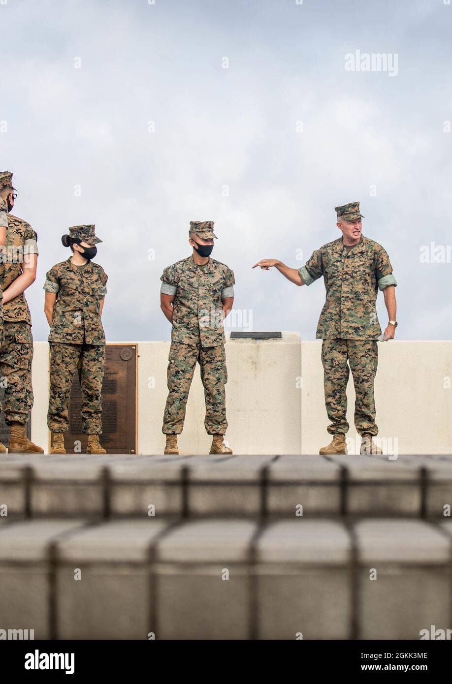 U.S. Marine Corps Brig. Gen. William J. Bowers, the commanding general ...
