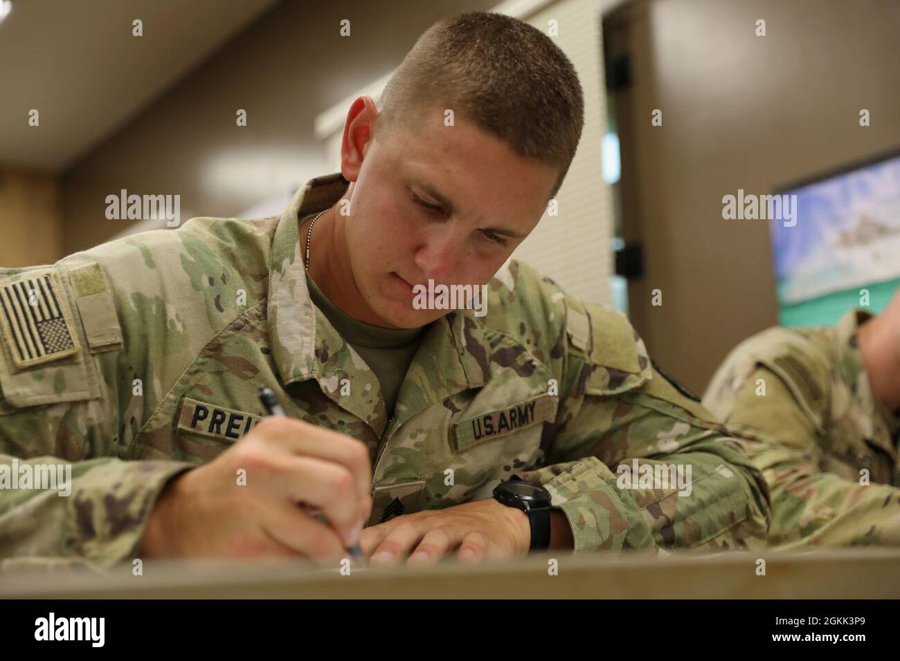 Staff Sgt. Jacob Preisler, Troop B, 3rd Battalion, 4th Cavalry Regiment ...