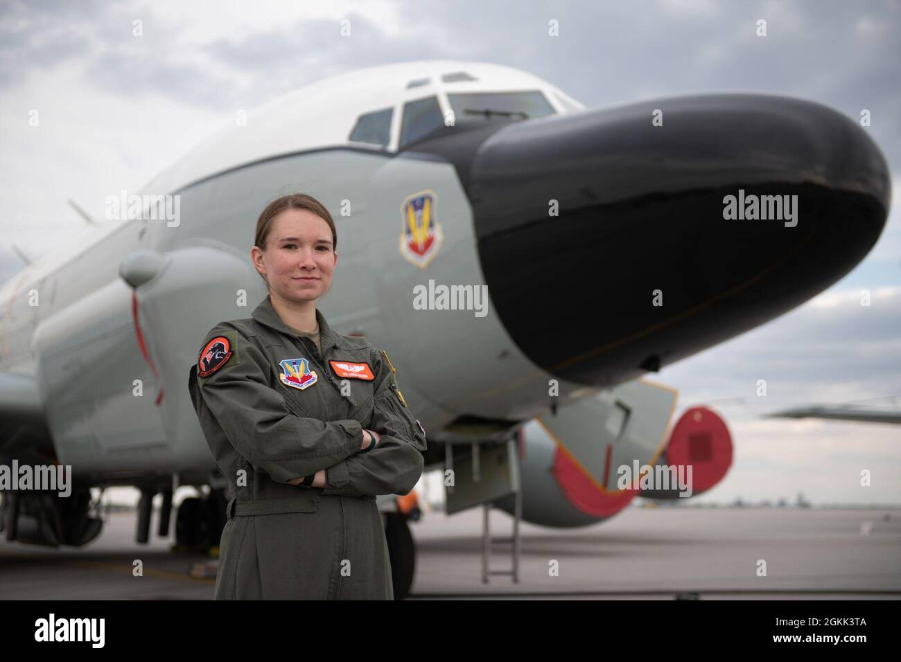 Senior Airman Jenna Dolder, 338th Combat Training Squadron, poses for a ...