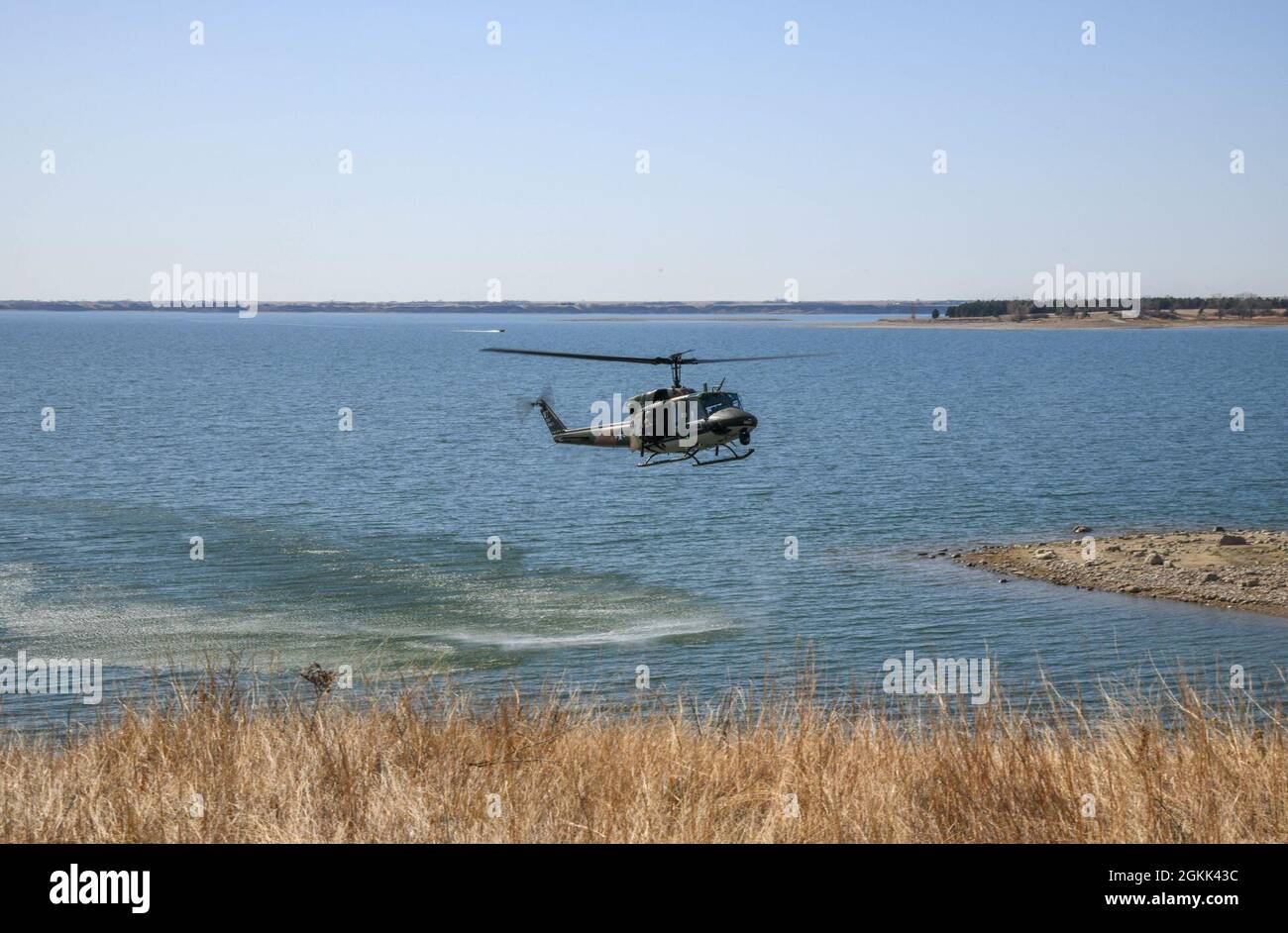 The 54th Helicopter squadron flies the UH-1N Huey on Minot Air Force ...