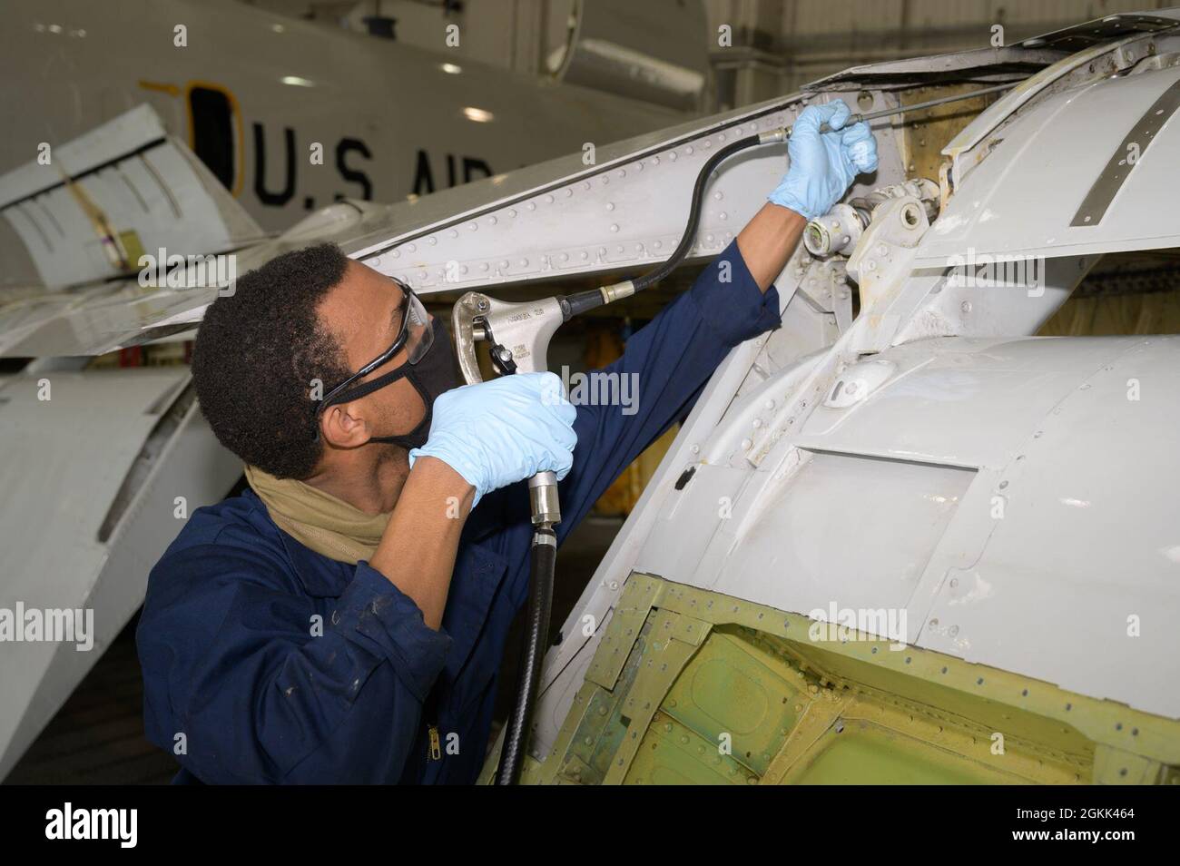U.S. Air Force Senior Airman Khalid Lucas, a maintainer with the 461st ...
