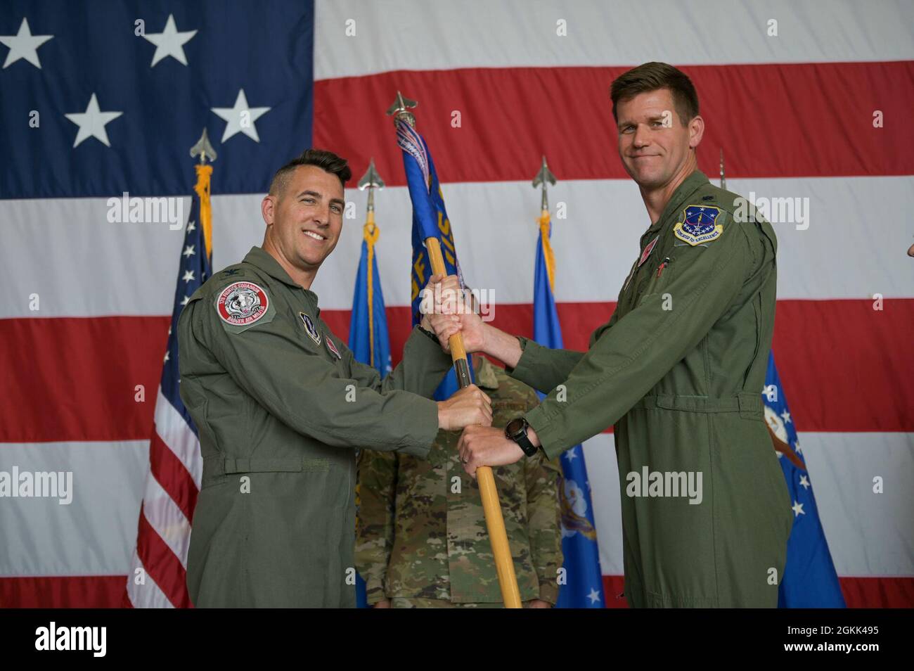 U.S. Air Force Lt. Col. Benjamin Staats, the commander of the 115th ...