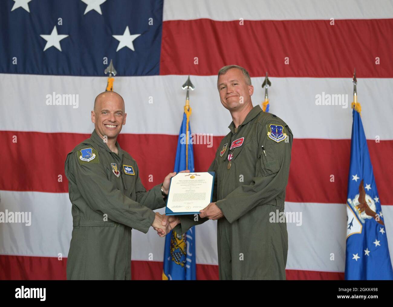 U.S. Air Force Col. Mark Massaro, the commander of the 495th Fighter Group, Shaw Air Force Base ...
