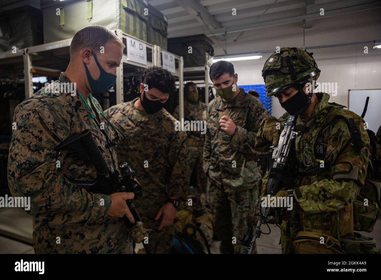 A Japanese soldier with 1st Amphibious Rapid Deployment Regiment, Japan ...