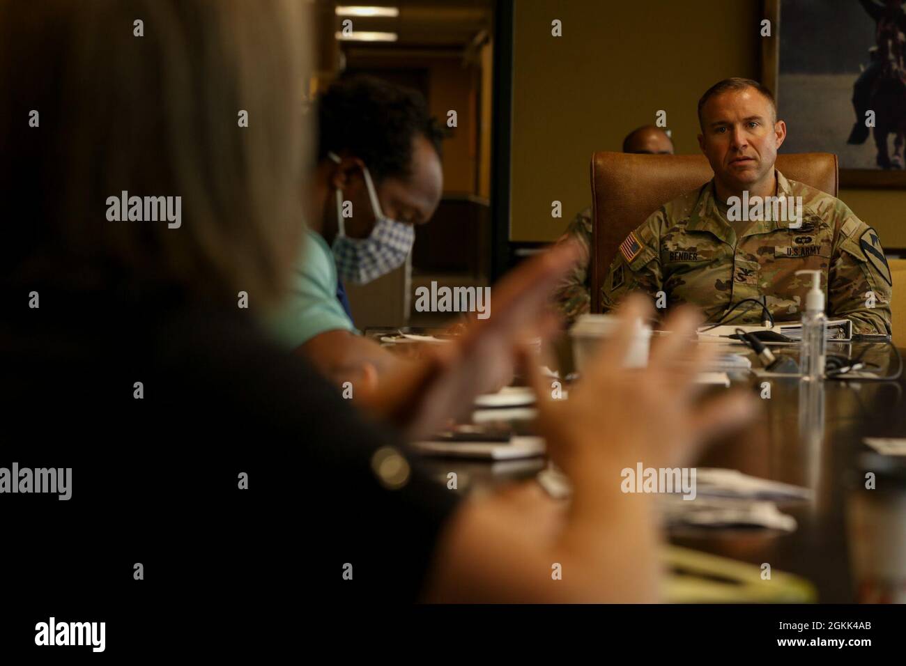 Col. Jonathan Bender, 1st Cavalry Division senior operations and ...